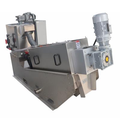 China Pig And Chicken Manure Screw Press Sludge Dewatering Machine Integrated for sale