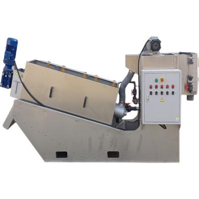 China Spiral Type Screw Press Sludge Dewatering Machine SS 304 Material for sale