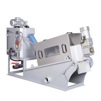 China Full Automatic 304SS Spiral Sludge Dewatering Equipment  30-50kg/h for sale