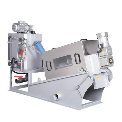 China Full Automatic 304SS Spiral Sludge Dewatering Equipment  30-50kg/h for sale