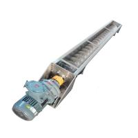 China 304 Stainless Steel U Shaped Shaftless Screw Conveyor Machine  1~20m length for sale