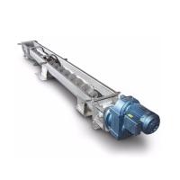 China SS316 U Trough Stainless Steel Spiral Conveyor Powder Auger Conveyor 1~100m for sale