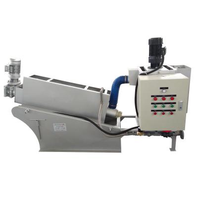China 3m³/H Automatic SS304 Screw Press Sludge Dewaterer for Pasture Wastewater Treatment for sale