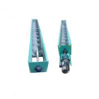 China 5t/H SS316 Mud Auger Shaftless Screw Belt Conveyor For Dyeing Sewage Treatment for sale