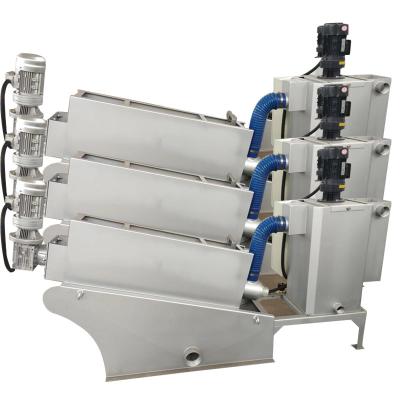 China High-Capacity Multi-Screw Sludge Dewatering Press | 1-2500 kg/h for Wastewater Treatment Plants for sale