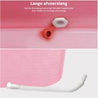 China Home Garden Bathtub for Small Bathrooms Perfect for Those Who Love to Bathe 92x51x61cm 185L in pink for sale