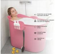China Home Garden Bathtub for Small Bathrooms Perfect for Those Who Love to Bathe 92x51x61cm 185L in pink for sale
