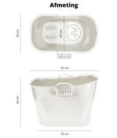 China Bathtub tub - Mobile Bathtub shower - Adult sitz Bath - also as ice bath/ice bath - Soaking bath -White 185L BATHTUB for sale