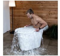 China 165L Bath Bath Premium - Mobile Bath Shower - Adult Sitz Bath - ice bath/ice bath - Soaking bath with thermometer for sale