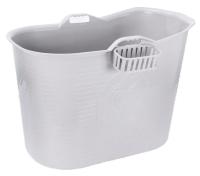 China Grey Home Garden Bathtub for Small Bathrooms Perfect for Those Who Love to Bathe 92x51x61cm 185L for sale