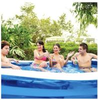 China Inflatable Pool XXL-305cm X 183cm - Rechargeable Battery - 820L Inflatable Swimming Pool for sale