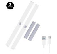 China Adjustable cabinet lighting with motion sensor - Kitchen lighting - rechargeable and wireless - 30cm - 2 pack - white for sale
