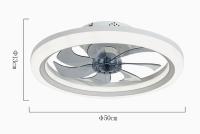 China Amazon best-selling living room LED fan light, bedroom smart remote control 110V dining room ceiling fan light for sale