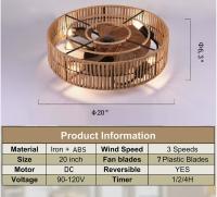 China Vintage Rope Fan Light1079 Vintage Rope Fan Light for sale