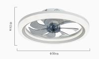 China Amazon's hot-selling living room LED fan lights beLED Smart Ceiling Fan 1068 for sale