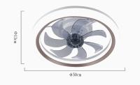 China Amazon's hot-selling living room LED fan lights beLED Smart Ceiling Fan 1068 for sale