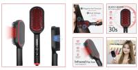 China Infrared Negative Ion Hair Straightener Brush (Dual Voltage) for sale
