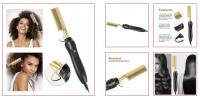 China SleekGlow 2-in-1 Hot Comb – Straight & Curl Pro for sale