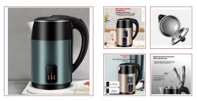 China WarmHold 3L Electric Kettle – Fast Boil & 24H Keep Warm for sale
