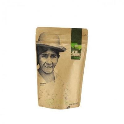 China Eco Friendly Biodegradable PLA Plastic Bags for Coffee Bean 100% Recyclable for sale