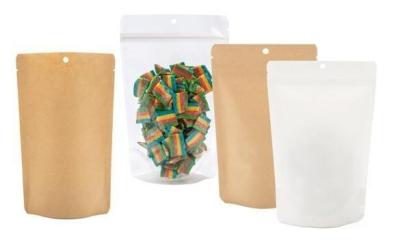 China Custom Logo Ziplock Dog Treat Stand Up Pouches 135mic Resealable Packaging Bags for sale