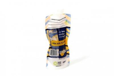 China Leak Proof Stand Up Spout Pouch 150mic Custom Printed Liquid Packaging Bag for sale