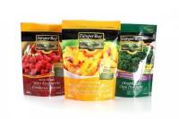 China Custom Resealable Stand Up Pouches for Dried Fruits 135 Micron Breakage Proof for sale