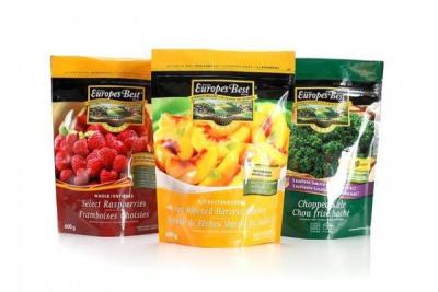 China Custom Resealable Stand Up Pouches for Dried Fruits 135 Micron Breakage Proof for sale