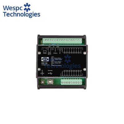 China DEIF CIO116 CAN Generator Analog Interface Module 24V DC 8 Inputs for sale