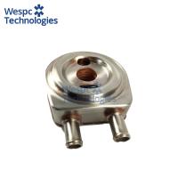 China WESPC Oil Cooler 2486A218 for Perkins 4.236 Engine - 150x120x30mm Aluminum Core with 0.22m² Heat Transfer Surface for sale