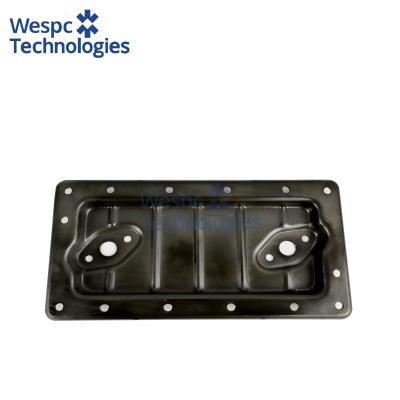 China WESPC 2486A990 Oil Cooler for Perkins Engines - 165mm x 130mm Aluminum Core with 0.35m² Heat Transfer Surface for sale