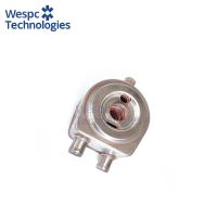 China WESPC Oil Cooler 2486A220 - 9-Plate Heat Exchanger for Perkins 4.0L Diesel Engines with 5.7kW Capacity for sale