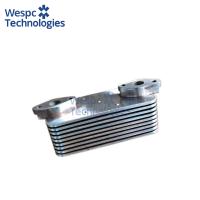 China WESPC Oil Cooler Bolt 2486A972 for Perkins 1006-6 1006-60 Engines - 13-Plate Design, 114mm Diameter for sale