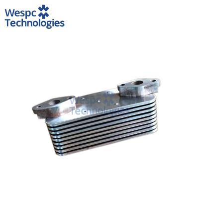 China WESPC Oil Cooler Bolt 2486A972 for Perkins 1006-6 1006-60 Engines - 13-Plate Design, 114mm Diameter for sale