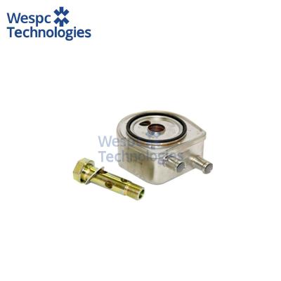 China WESPC Oil Cooler 2486A242 for Perkins 1004-4 Diesel Engine - 230mm Length, 13kW Heat Rejection for sale