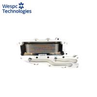 China WESPC Oil Cooler Assembly 2486A023 for Perkins 1104D-E44T Engine - 3.0 kg Weight, 6 kW Heat Capacity for sale