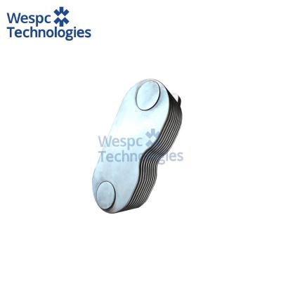 China WESPC Oil Cooler Core 2486A015 for Perkins 1104D-E44T Engine 6kW Heat Rejection for sale