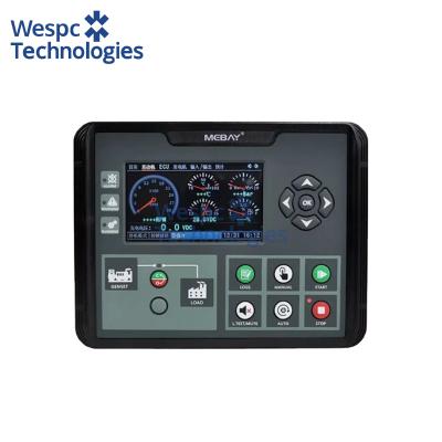 China WESPC DC70DR MK2 Diesel Genset Control Board Self-Starting 8V-36V 4.3 Inch LCD for sale