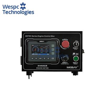 China WESPC BX70C Diesel EFI Engine Generator Control Panel 4.3 inch LCD DC 8-36V for sale