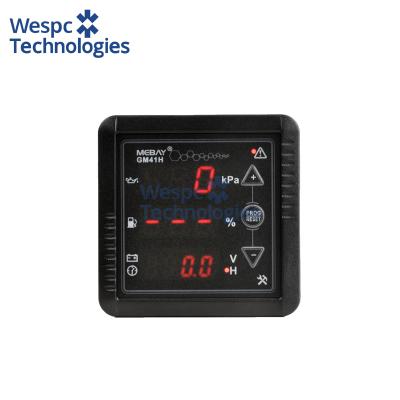 China WESPC GM41H Multi-Function Engine Generator Meter DC8-36V 67mm Panel Cutout for sale