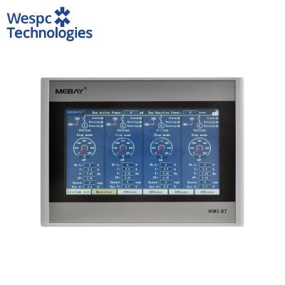 China WESPC HMI-07 Generator Monitoring Controller 7in LCD Remote Genset Control DC24V for sale
