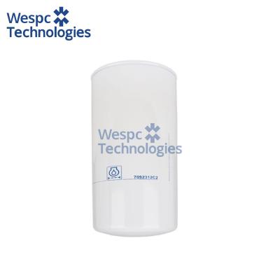 China WESPC Oil Filter 7092312C2 Lubrication Element for Perkins Industrial Engines 100mm Height for sale