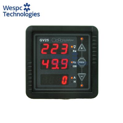 China WESPC Original GV25 MKII Generator Digital Meter Voltage Current Tester Panel for sale