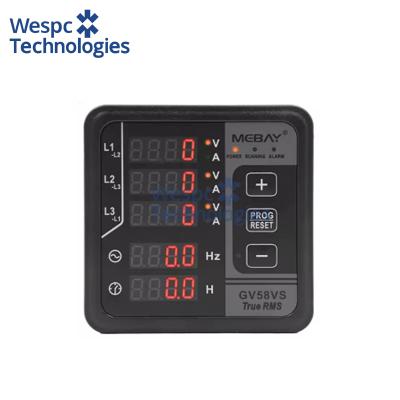 China WESPC Original GV58VS Engine Digital Multi-functional Meter Generator Parts for sale