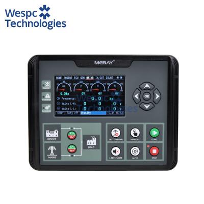 China WESPEC DC72D MK2 Genset Controller 4.3 Inch LCD 8-36V DC Real-Time Monitoring for sale