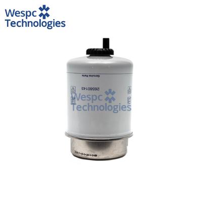 China WESPC Fuel Filter Element 26560143 10 Micron 140mm Height for 700 1000 Series Diesel Engines for sale