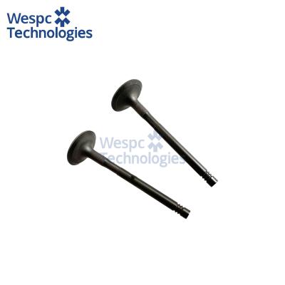 China WESPC Exhaust Valve 3124A171 for Perkins 1004 Series 4.0L Diesel Engine 152mm Length for sale