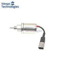 China WESPC T401132 Fuel Shut-Off Solenoid for Perkins Diesel Engines 12V Zinc-Plated Steel for sale