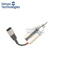 China WESPC T401132 Fuel Shut-Off Solenoid for Perkins Diesel Engines 12V Zinc-Plated Steel for sale