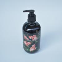 China Hot Stamping PET Labeling Shampoo Pump Dispenser Bottle 500ml 16oz for sale